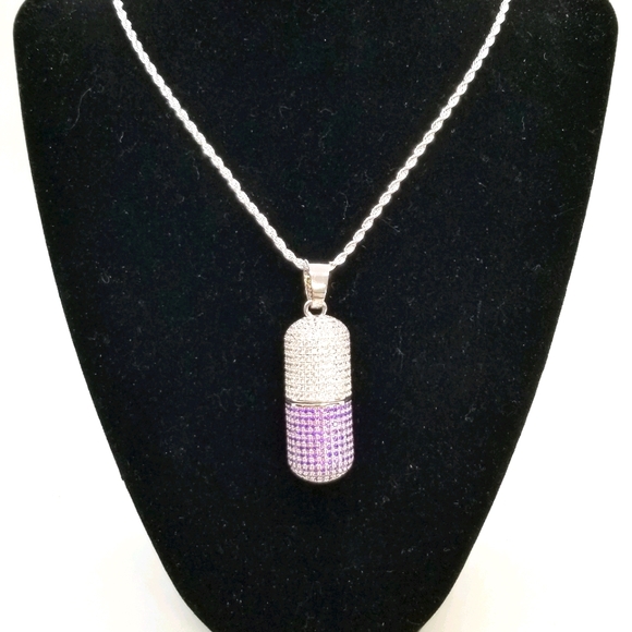 Accessories | Silver Plated Medication Necklace | Poshmark